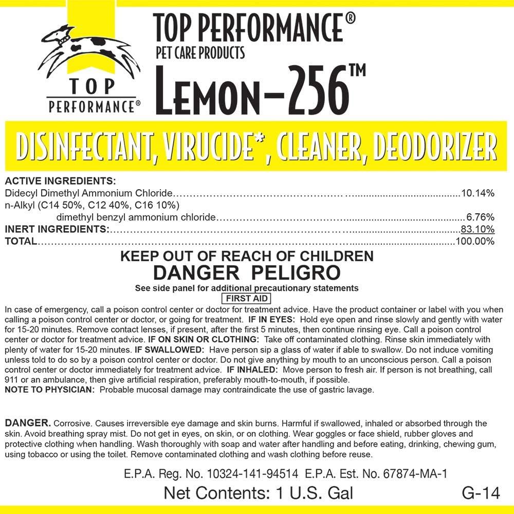 Top Performance 256 Multi-Purpose Concentrated Disinfectant Detergent ...