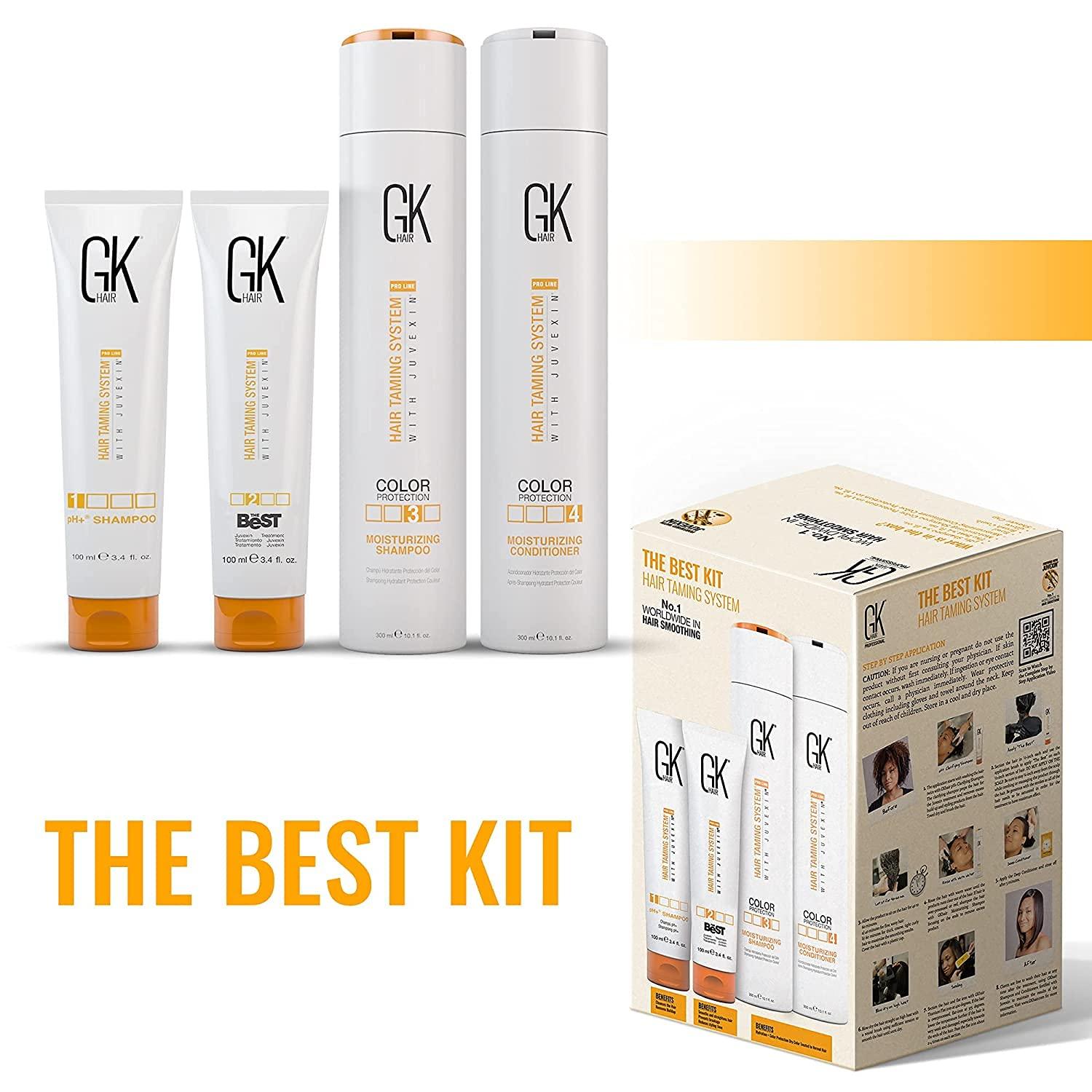 GK HAIR Global Keratin Consumer Box Kit (10.1 Fl Oz) - Professional ...