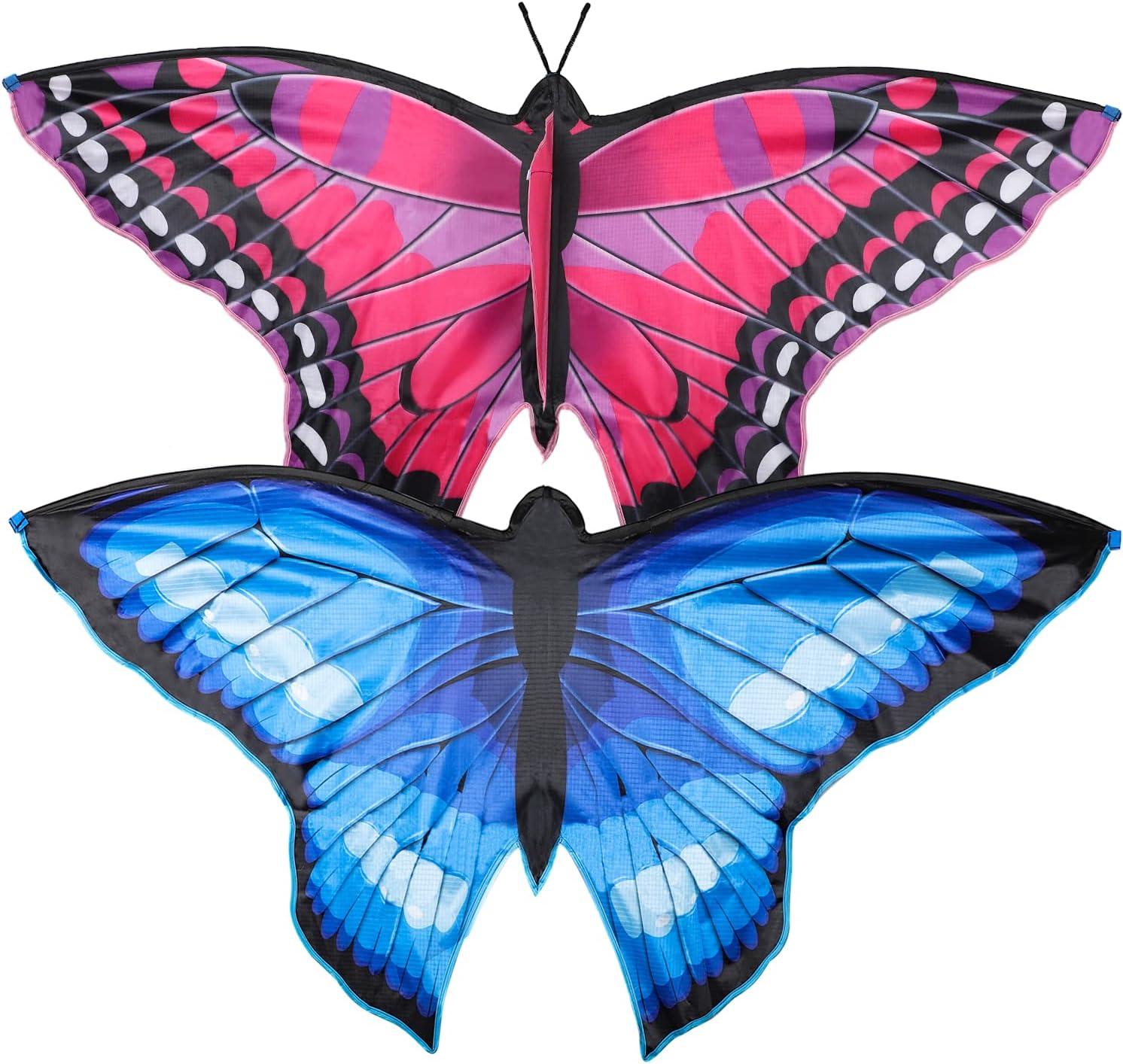 TOY Life Butterfly Kite 2 Pack - Easy to Fly Large Kites for Kids and ...