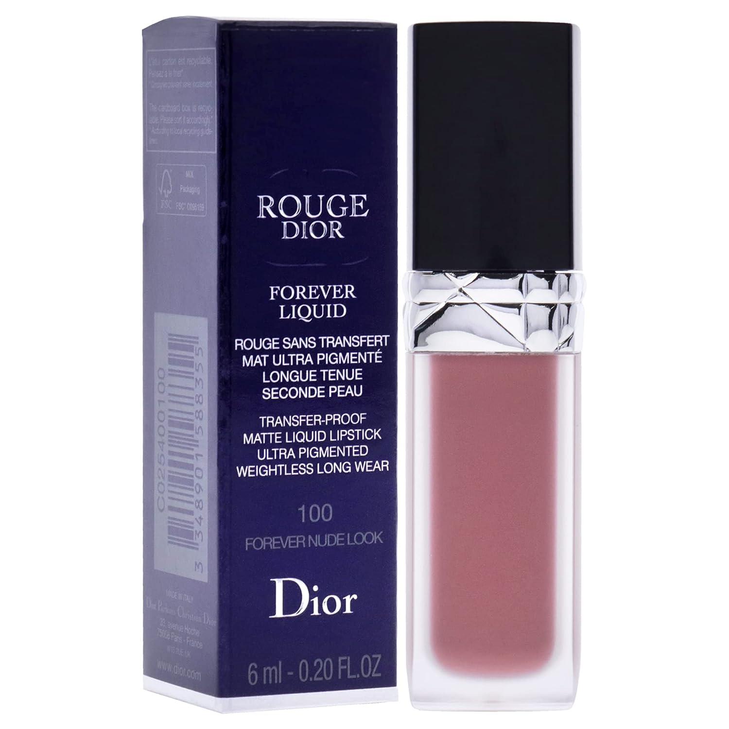 Christian Dior Rouge Dior Forever Liquid Matte Lipstick - 100 Forever ...