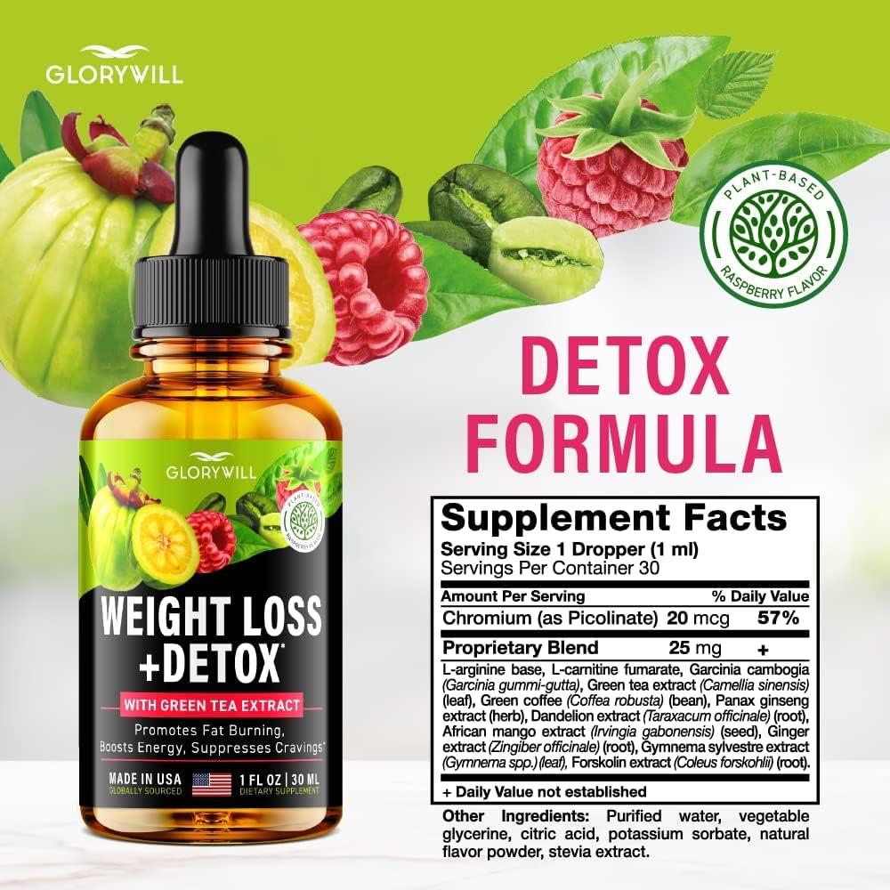 Natural Detox Weight Loss Drops Made in USA - Effective Appetite ...