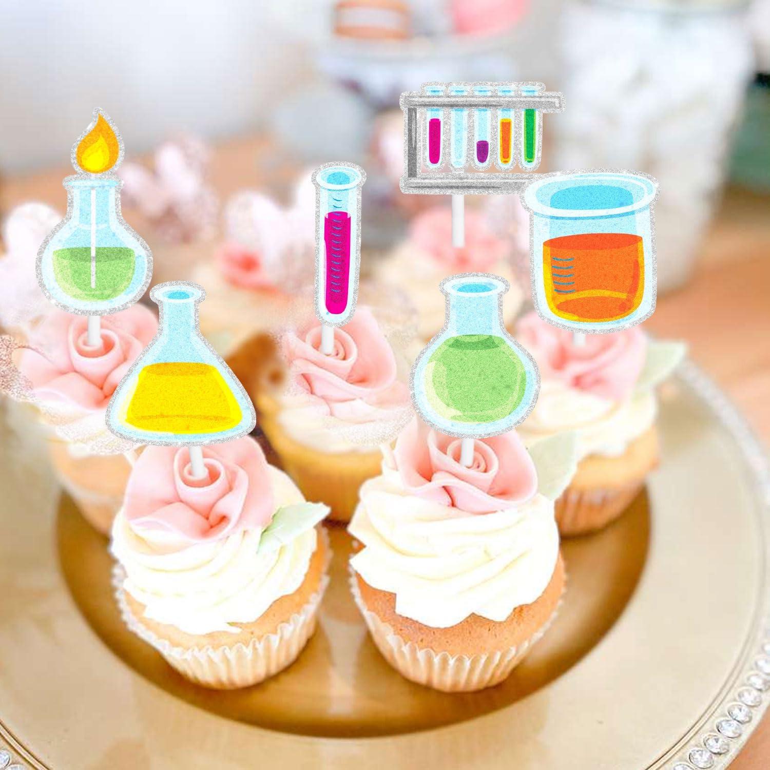 Lab Themed Cupcake Toppers 18-PC Set - Perfect for a Boy or Girl ...
