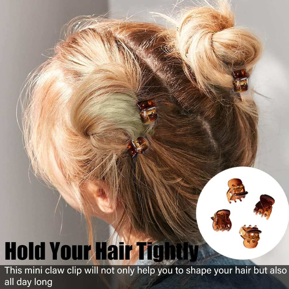 Mini Hair Claw Clips for Girls - 36 pcs Durable Small Jaw Clamps in ...