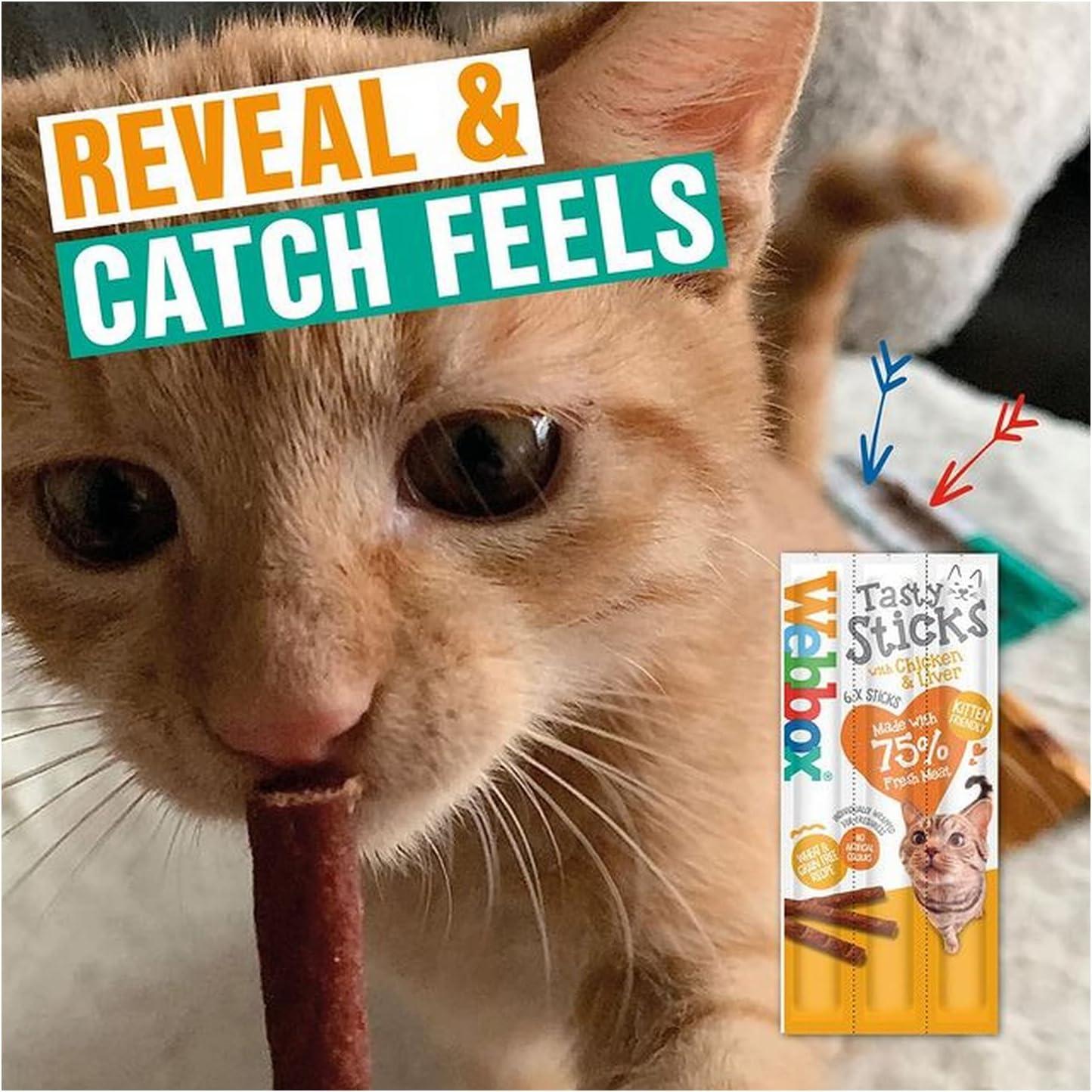 Webbox Cats Delights Tasty Stick Treats - Variety Pack | Buy Now with ...