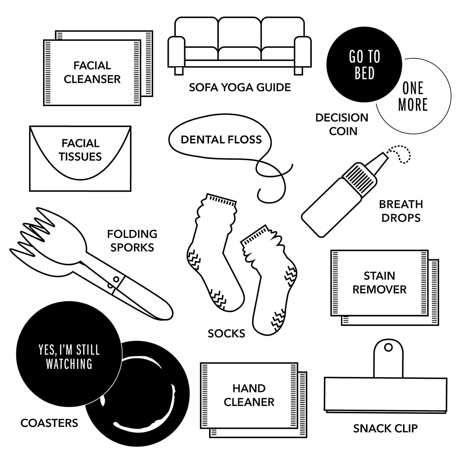 Binge-Watching Survival Kit for Friends & Family | 18 Essential Items ...