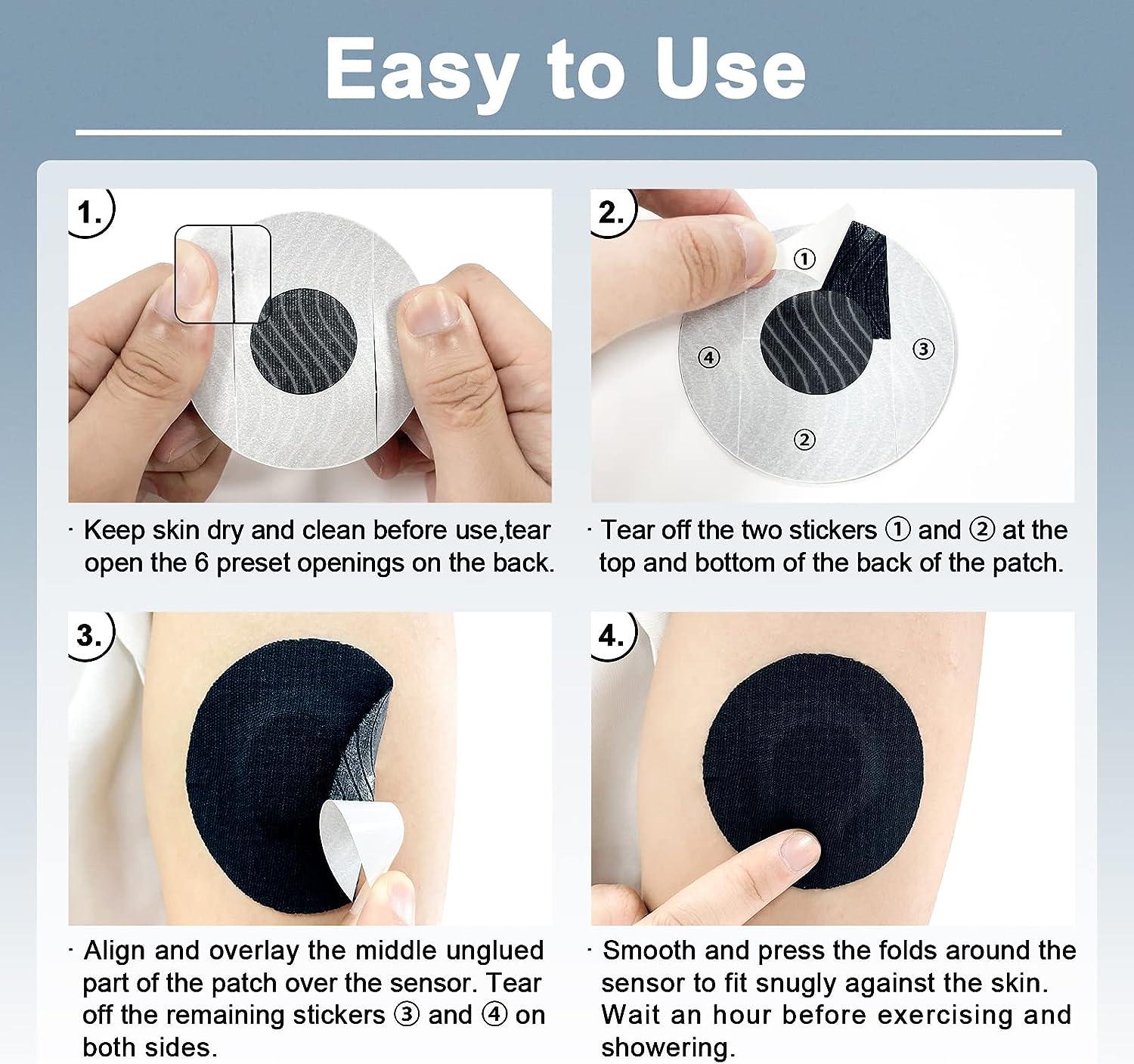 Ceeport Freestyle Adhesive Patches 20 Pcs - Waterproof & Sweatproof Sensor Patch for Freestyle ...