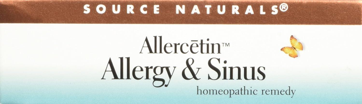Source Naturals Allercetin Allergy & Sinus Homeopathic Tablets 48ct ...