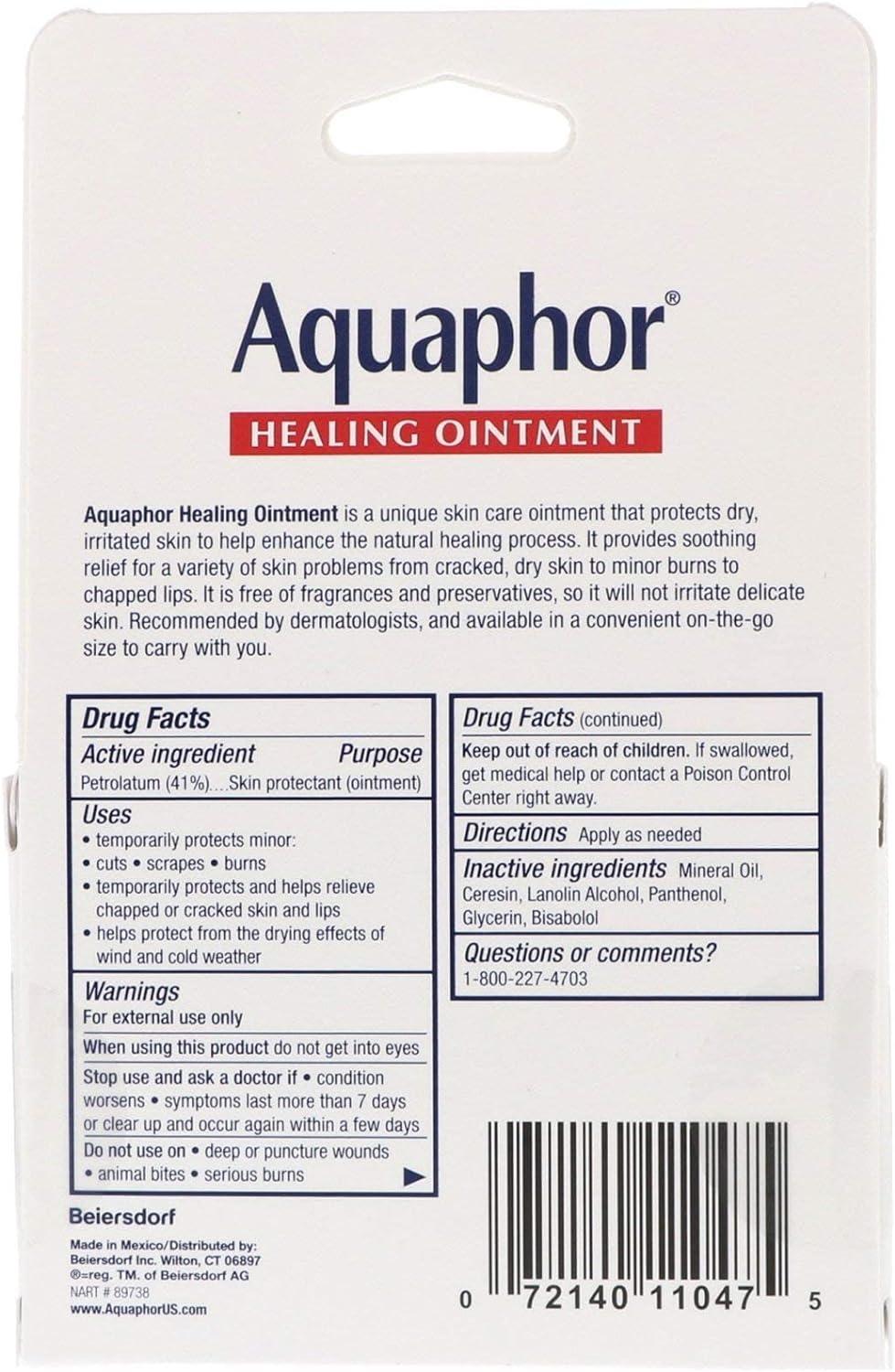 Aquaphor Healing Skin Ointment Advanced Therapy 0.35 oz (Pack of 2 ...