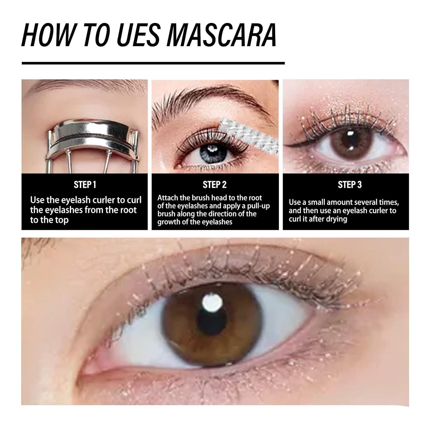 Glitter Diamond Waterproof Tubing Mascara - Lengthening & Sparkling Eye ...