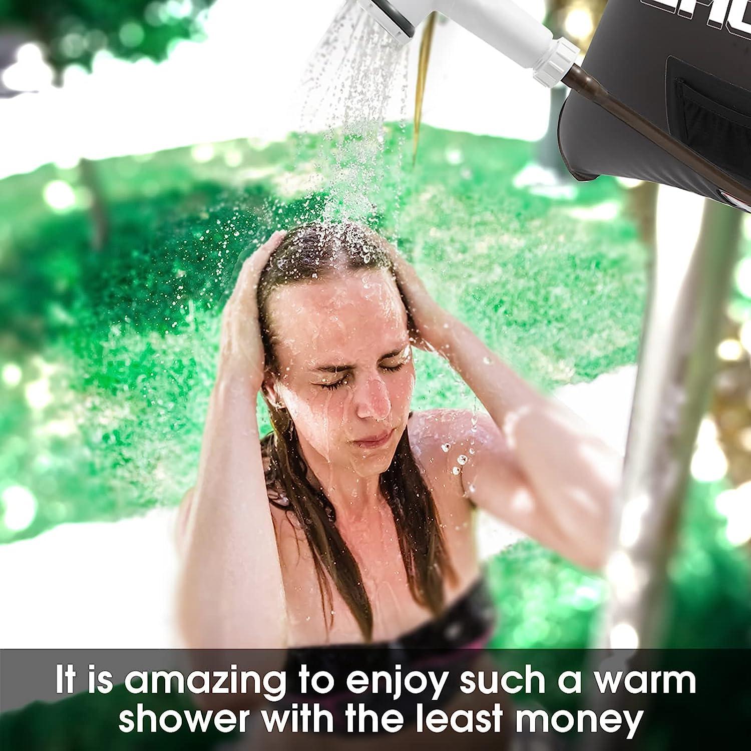 SUVAST Solar Showers 3rd Gen Outdoor Shower Bag - 4 Gallon/15L Portable ...