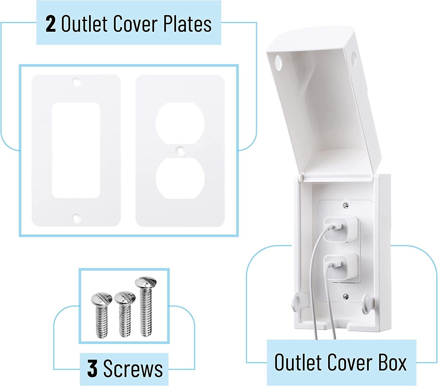 Bates - Baby Safety Outlet Cover Box Outlet Covers Baby Proofing Plug ...