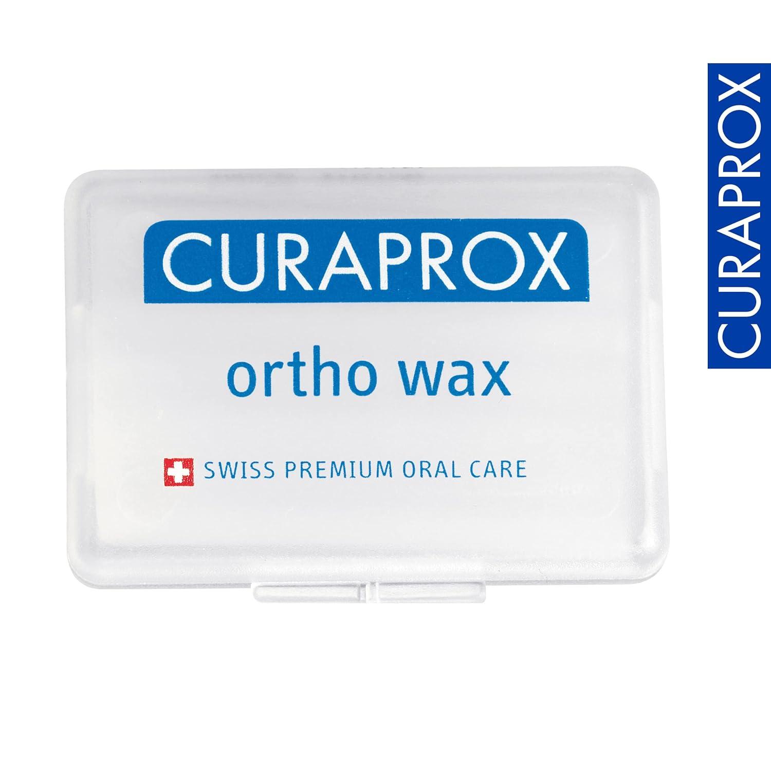 Curaprox Ortho-Wax | Transparent & Tasteless Wax for Brackets & Braces ...