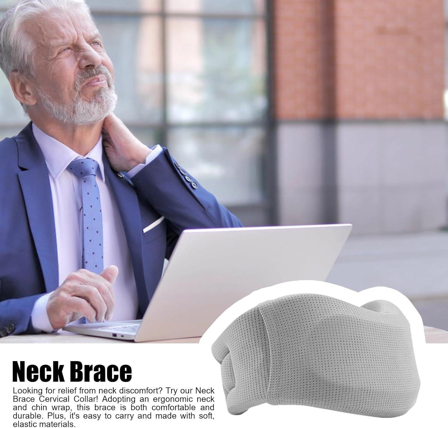 Jomewory Neck Support Collars - Soft Neck Strap for Vertebrae Relief ...
