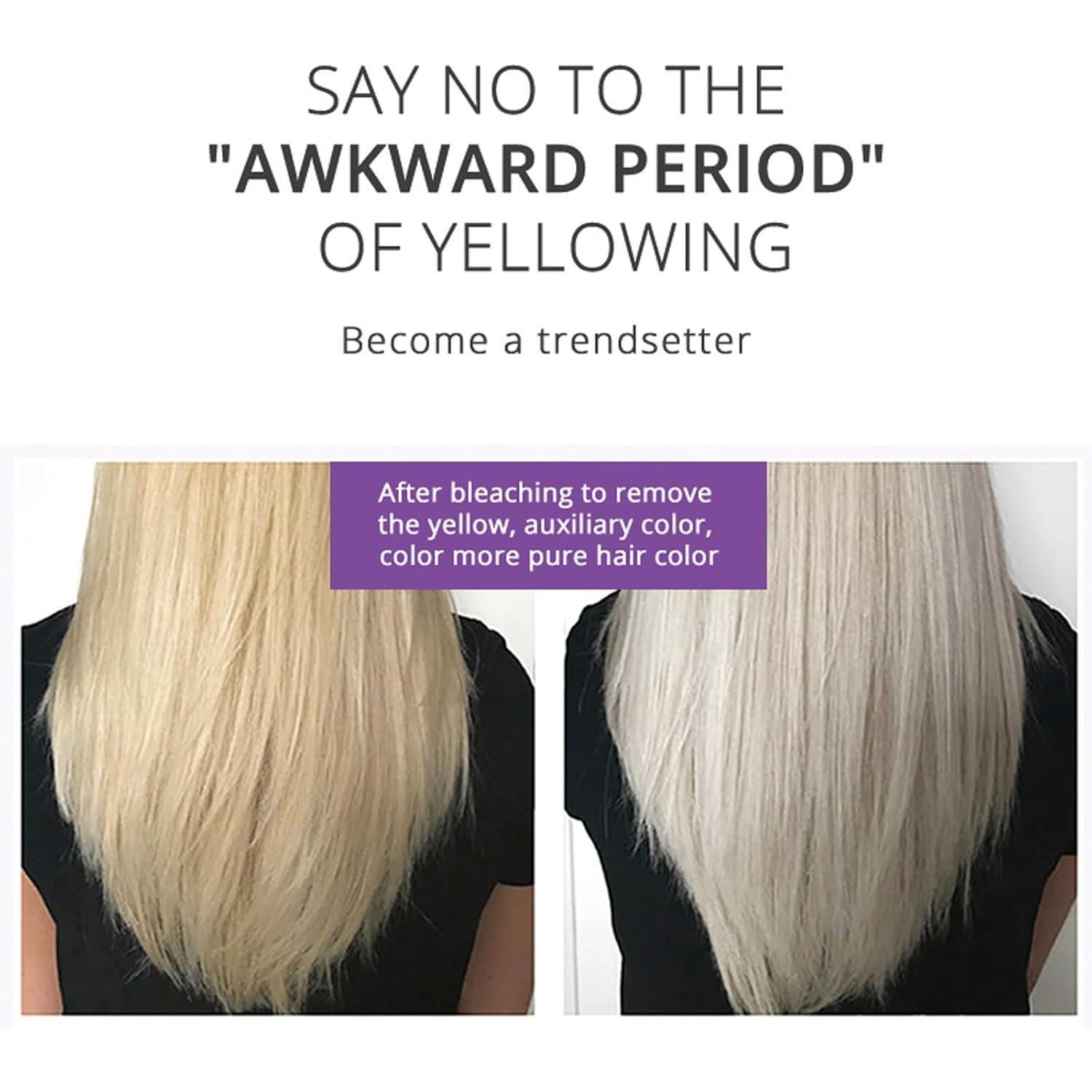 Intensive Silver Shampoo Purple Toning & Moisturizing for Blonde & Gray ...