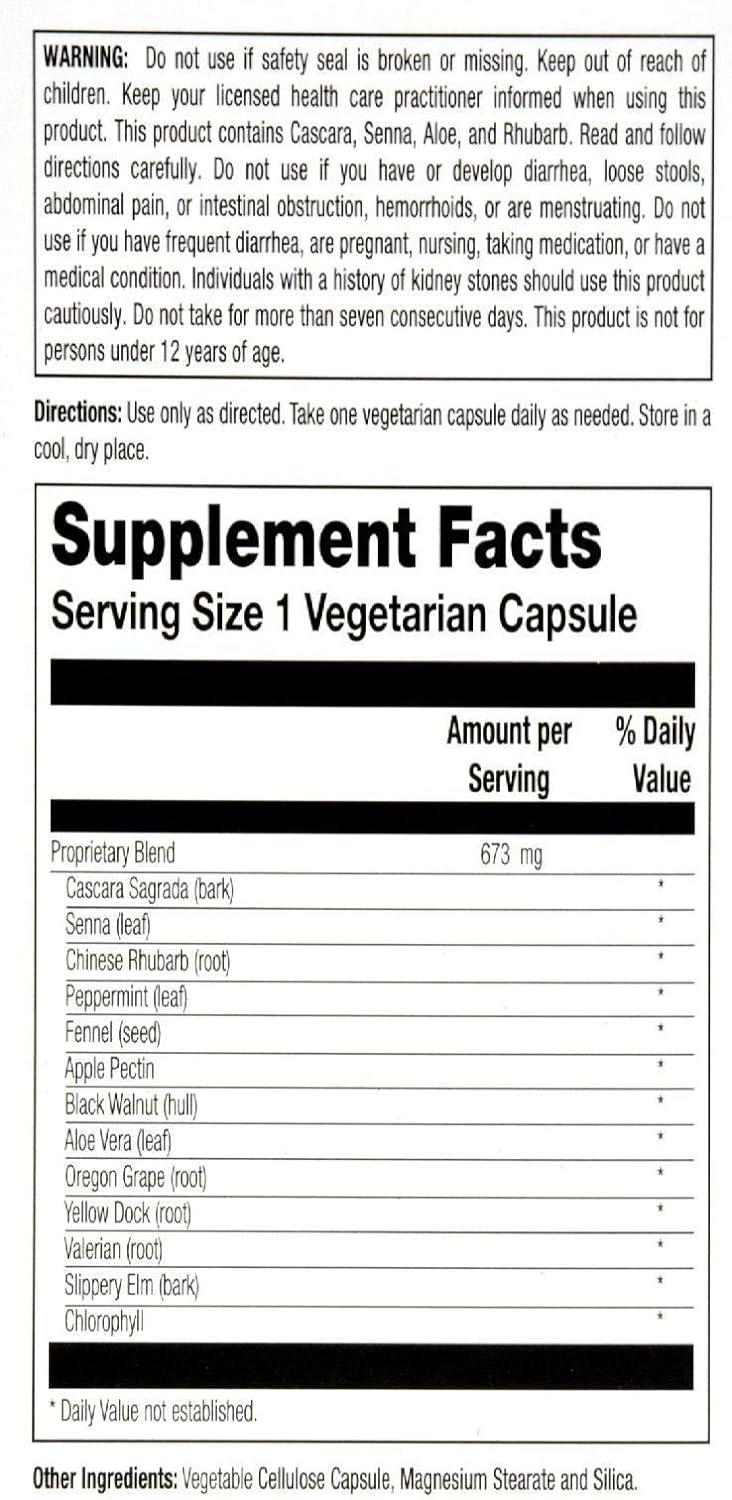 Ultra Colon Clenz - Advanced Regularity Formula 60 Veg Capsules