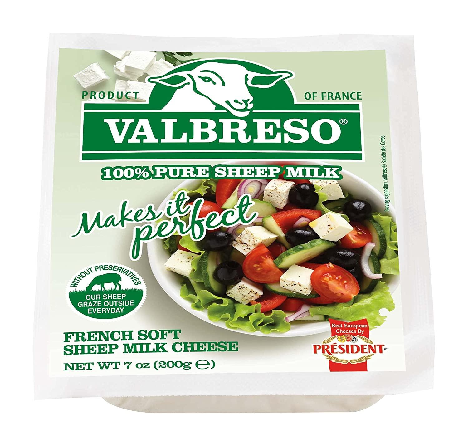 VALBRESO French Feta 7 OZ - Authentic Mediterranean Cheese | Buy Now in ...