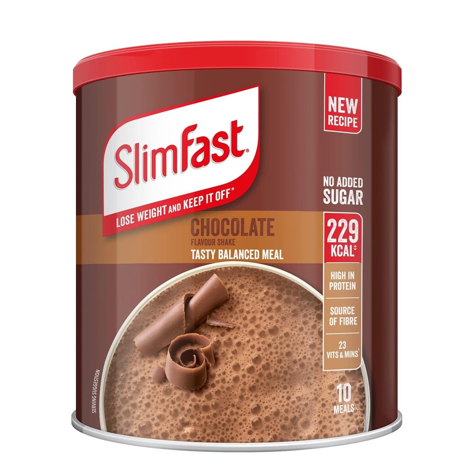 Slimfast Meal Shake Powder Chocolate 375g - Pack of 1 | Delicious ...