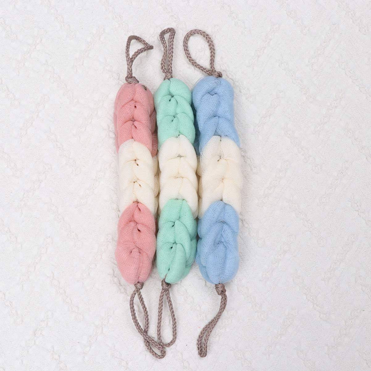 9pcs Sponge Body Scrubber Set with Rope | Bathing & Exfoliating Tool ...