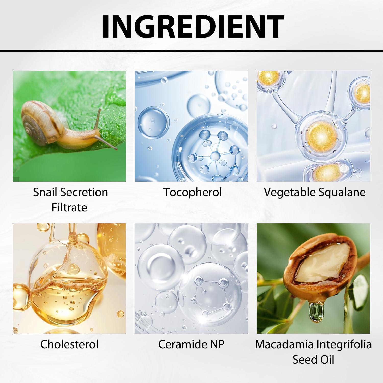 Snail Mucin 92% Moisturizer | Hydrating Face Gel Cream for Daily Use ...