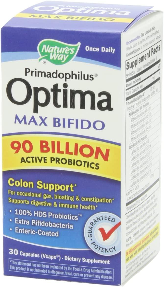 Natureâ€™s Way Fortify Optima 50+ Probiotic - 90 Billion CFU, 15 ...