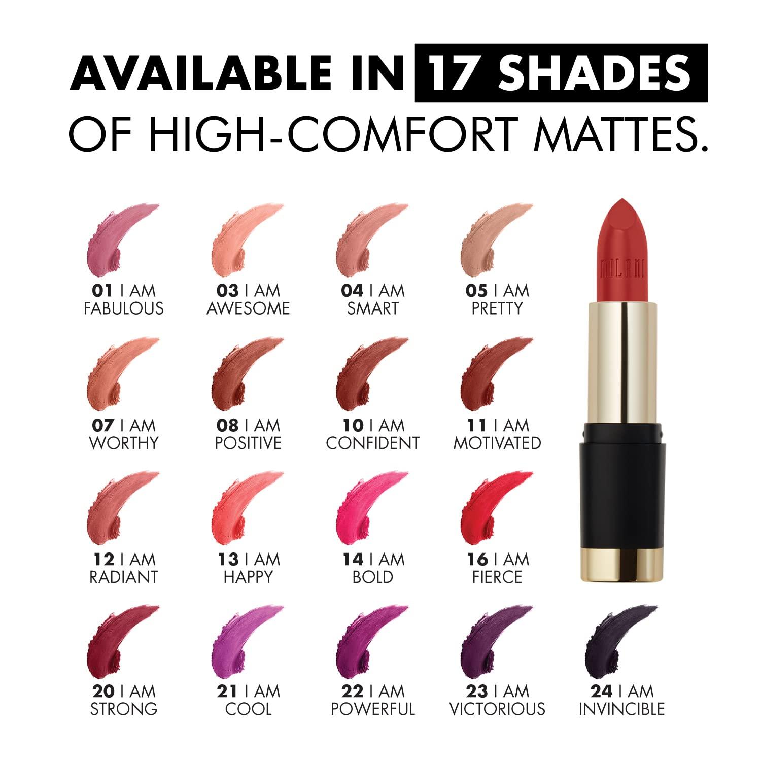 Milani Bold Color Statement Matte Lipstick - I Am Bold (0.14 oz ...