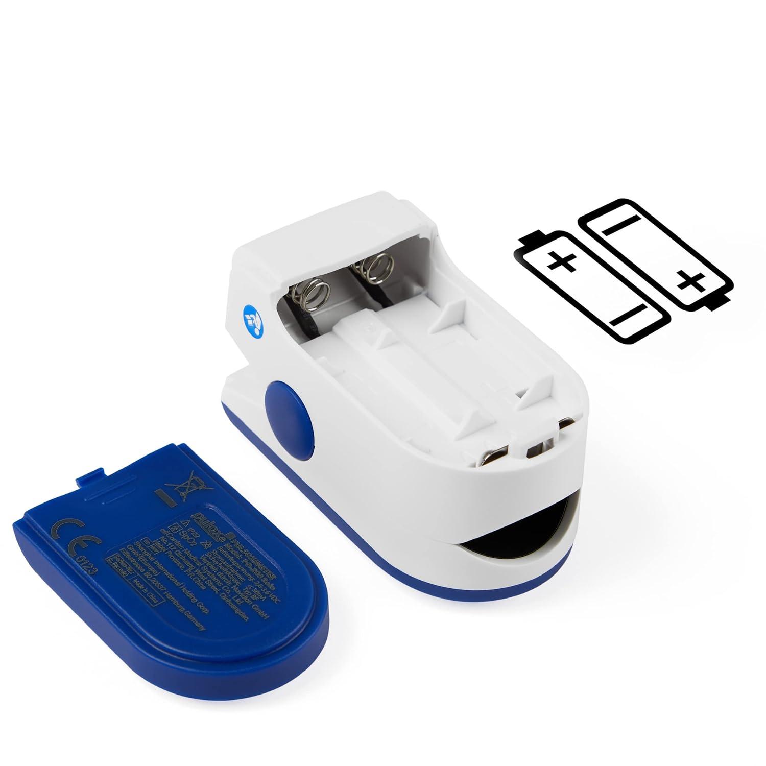 Pulse Oximeter PULOX PO-200 Solo - Blue Finger Pulse Oximeter for ...