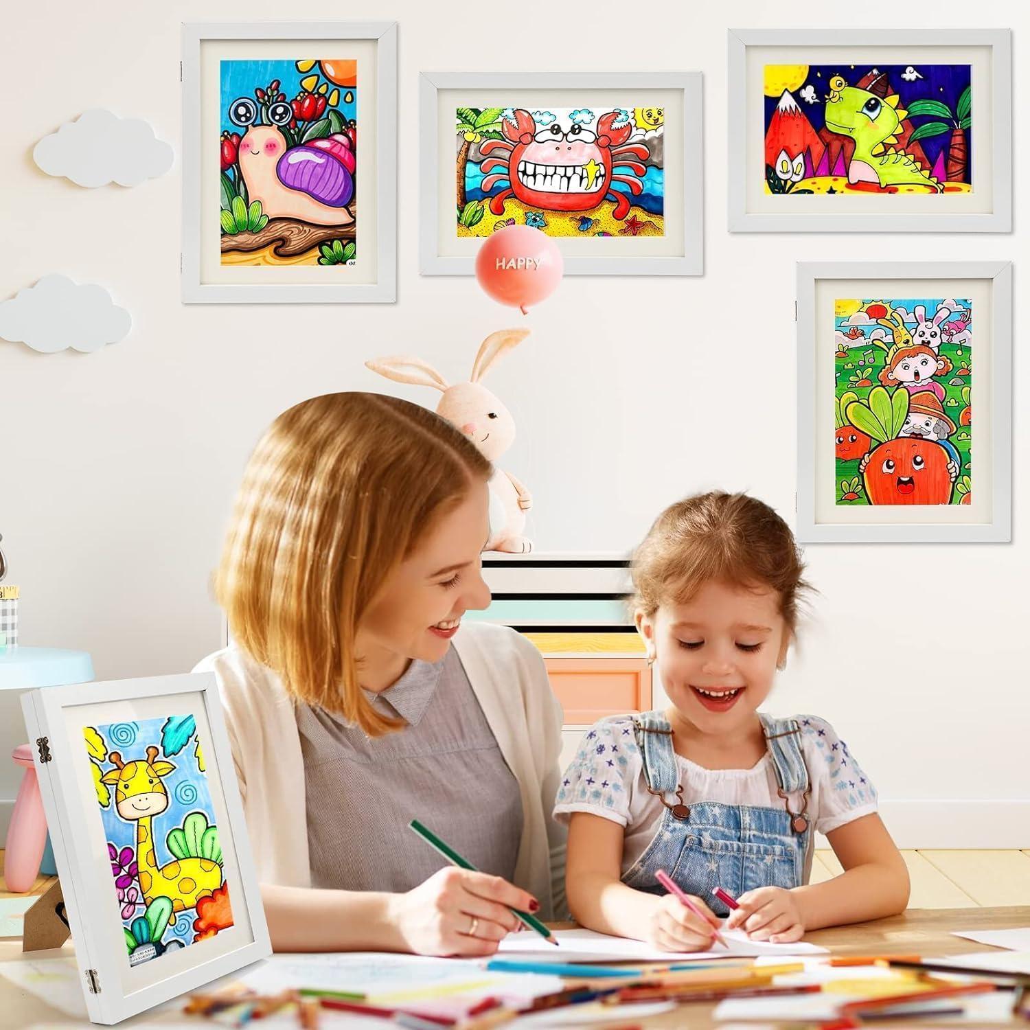 Shengruili Children's Drawing Frame - Foldable Art Frame for Kids ...