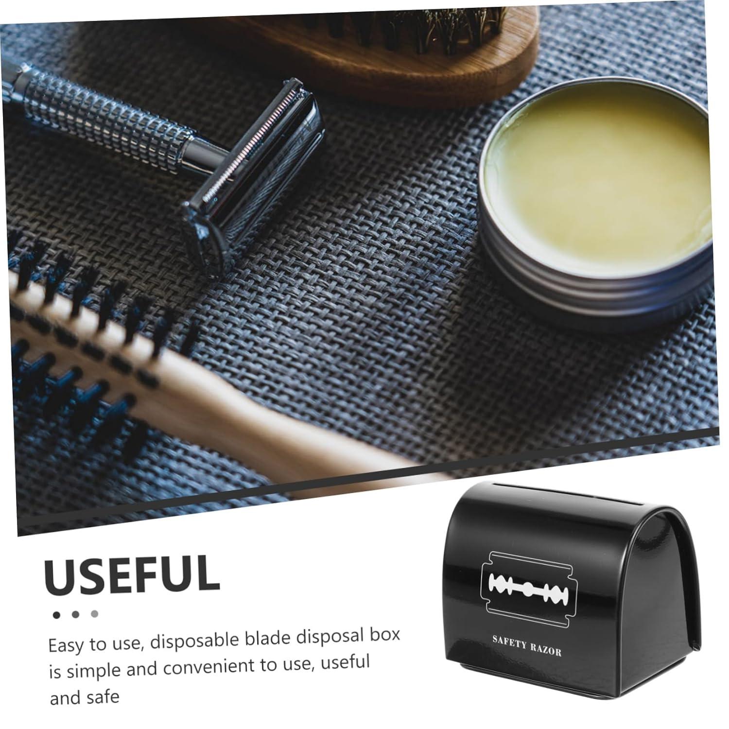 Iwowhero Disposal Container for Sharp Objects | Razor Blade Disposal ...