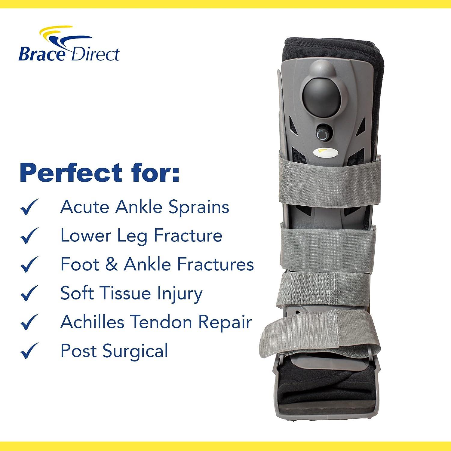 Brace Direct Tall Air CAM Walker Boot for Broken Foot, Ankle Support ...