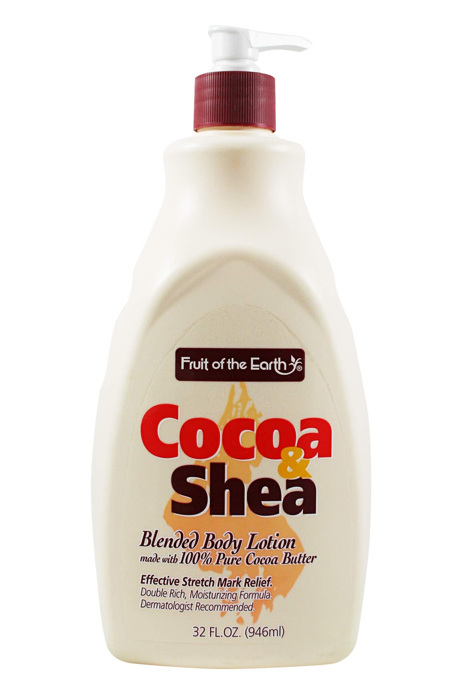 Cocoa & Shea Body Lotion - 32 Oz Pump Bottle | Fruit of the Earth ...