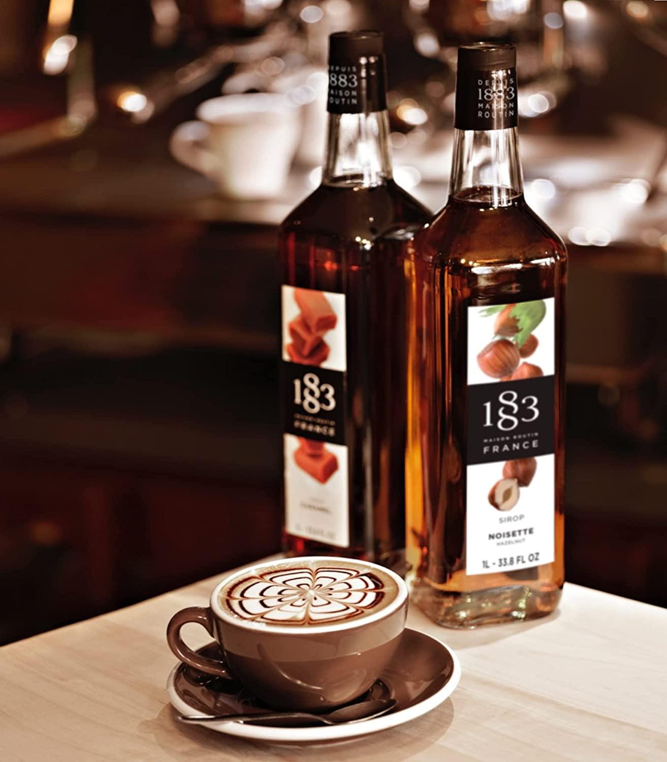 1883 Lavender Syrup - 1 Liter Glass Bottle for Hot & Iced Beverages ...