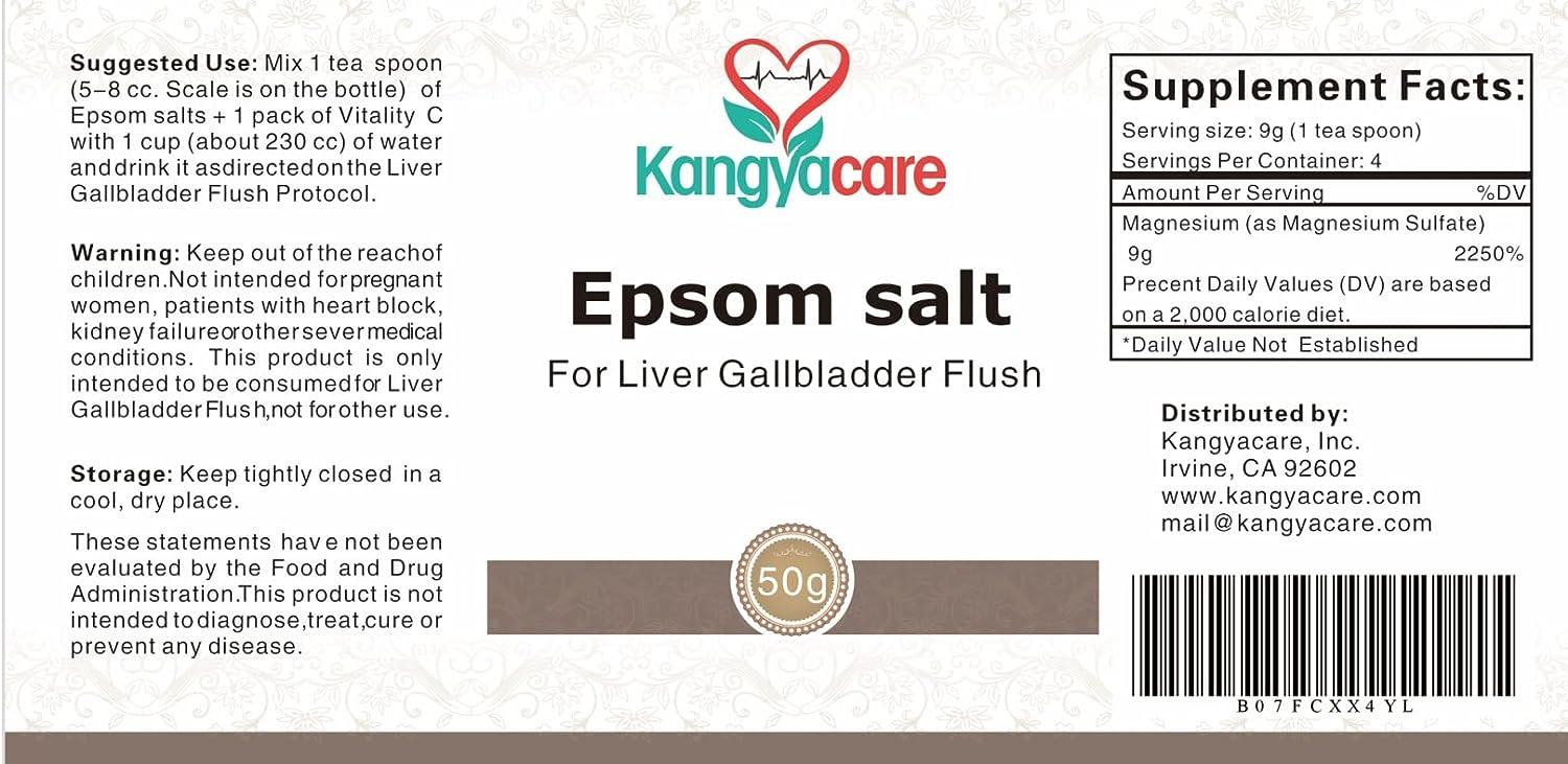 Kangyacare Liver Gallbladder Flush - 1-Night Cleanse Detox Protocol - 7 ...