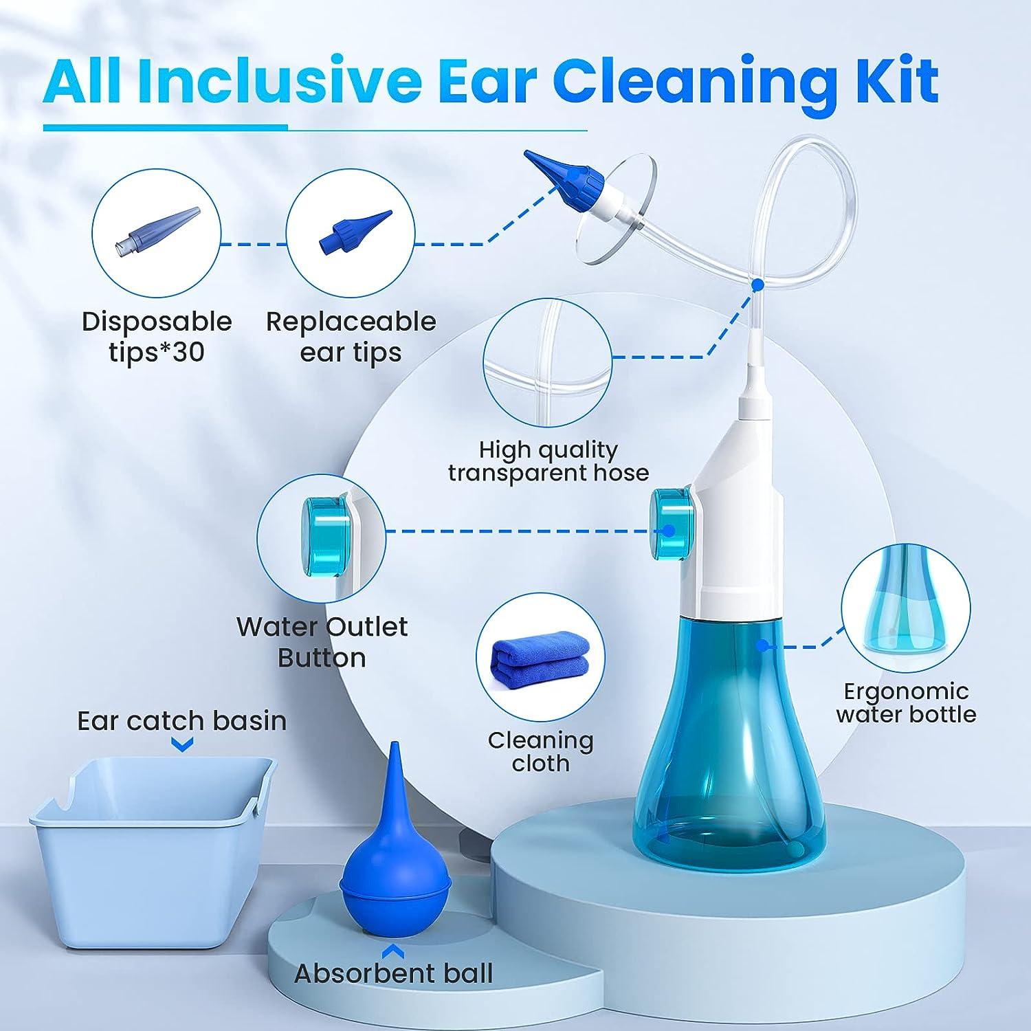 Ear Wax Removal Kit | Manual Ear Irrigation System for Adults & Kids ...