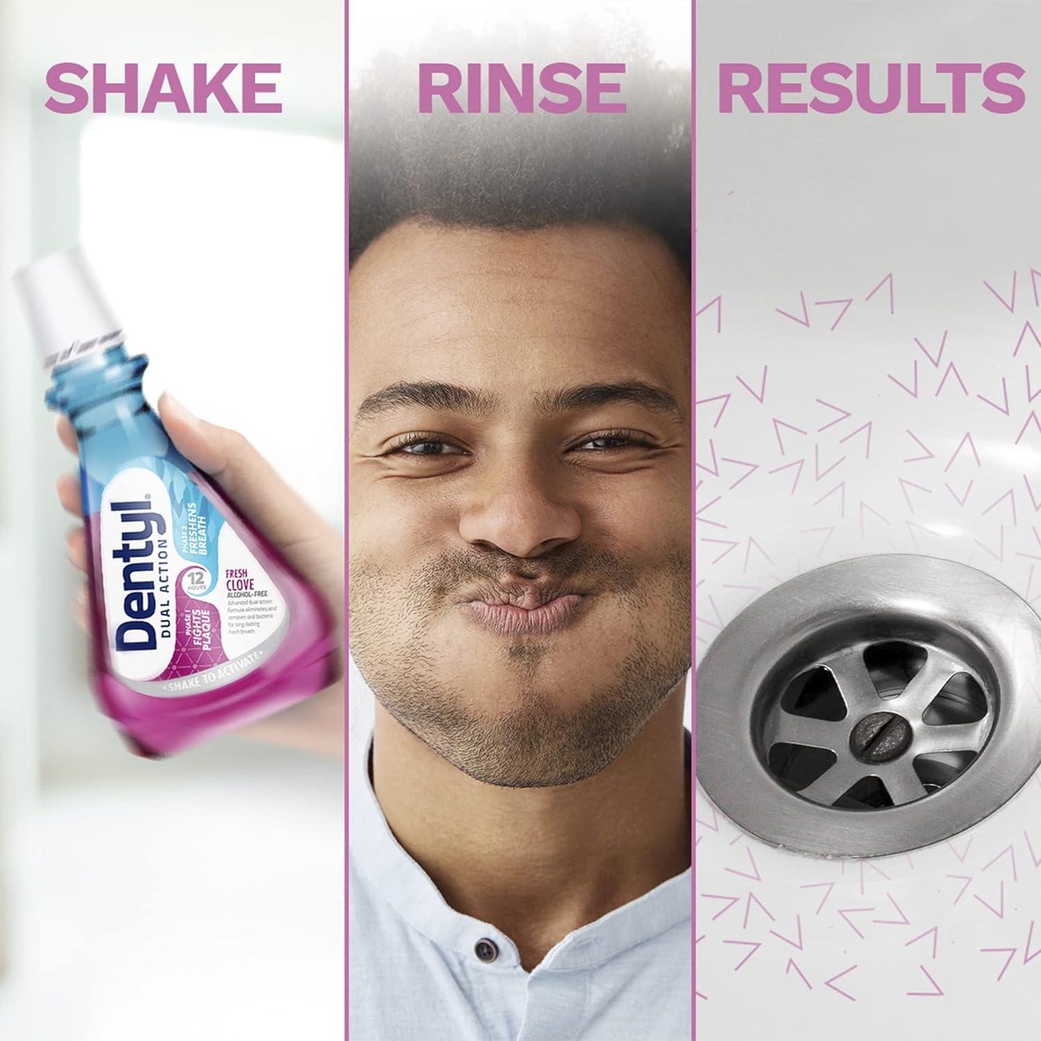 Dentyl Dual Action CPC Mouthwash 12hr Fresh Breath & Total Care 500ml ...