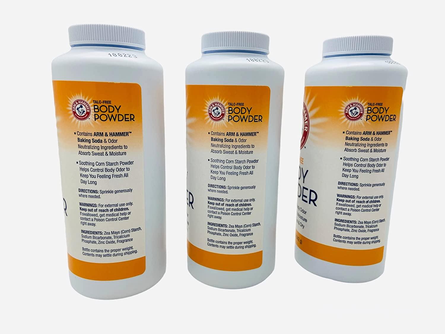 Talc-Free Body Powder Trio for Odor, Sweat & Moisture Control | 3 Pack ...