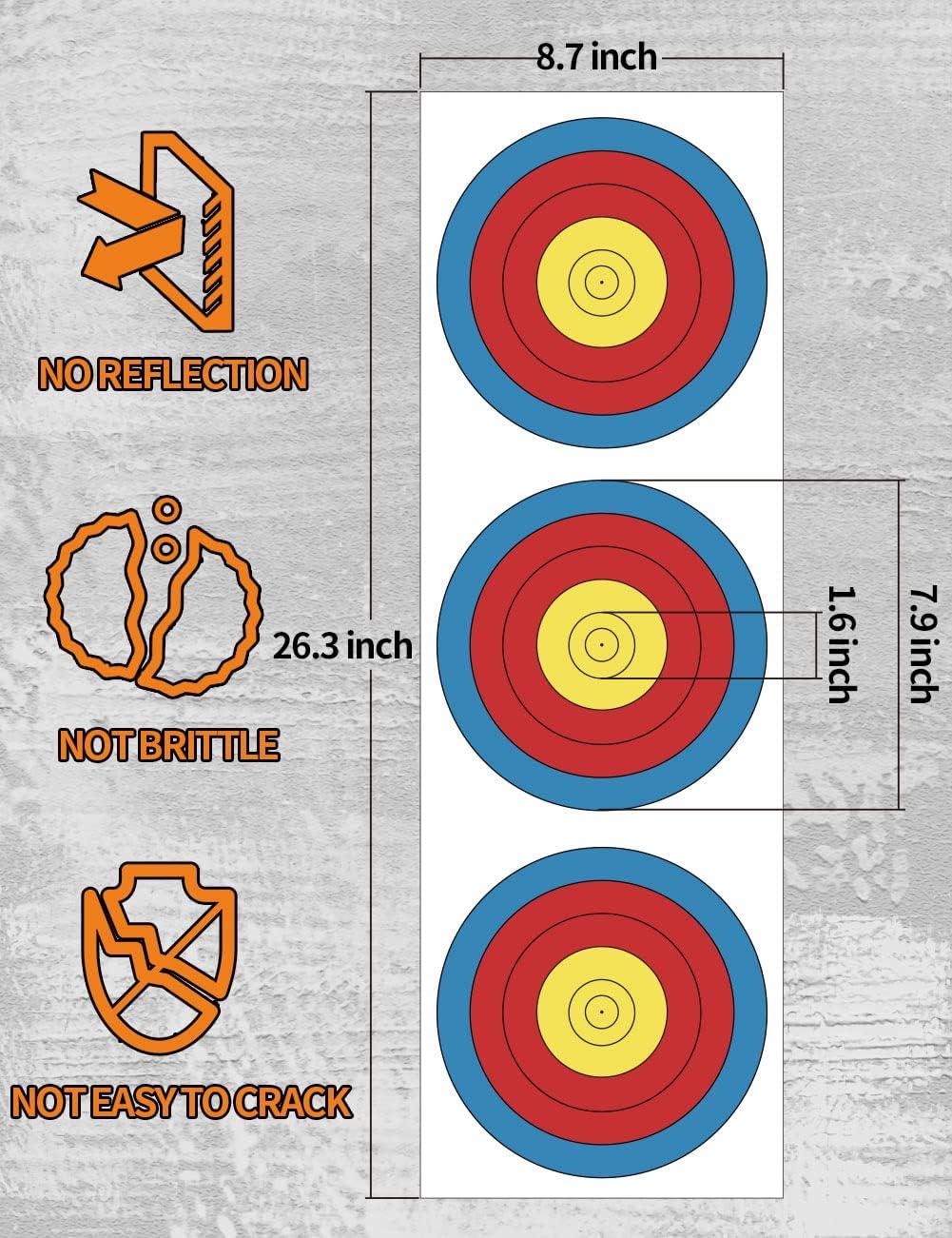 THREE ARCHERS Vertical 30pcs 3 Spot Recurve Bow Targets - World Cup ...