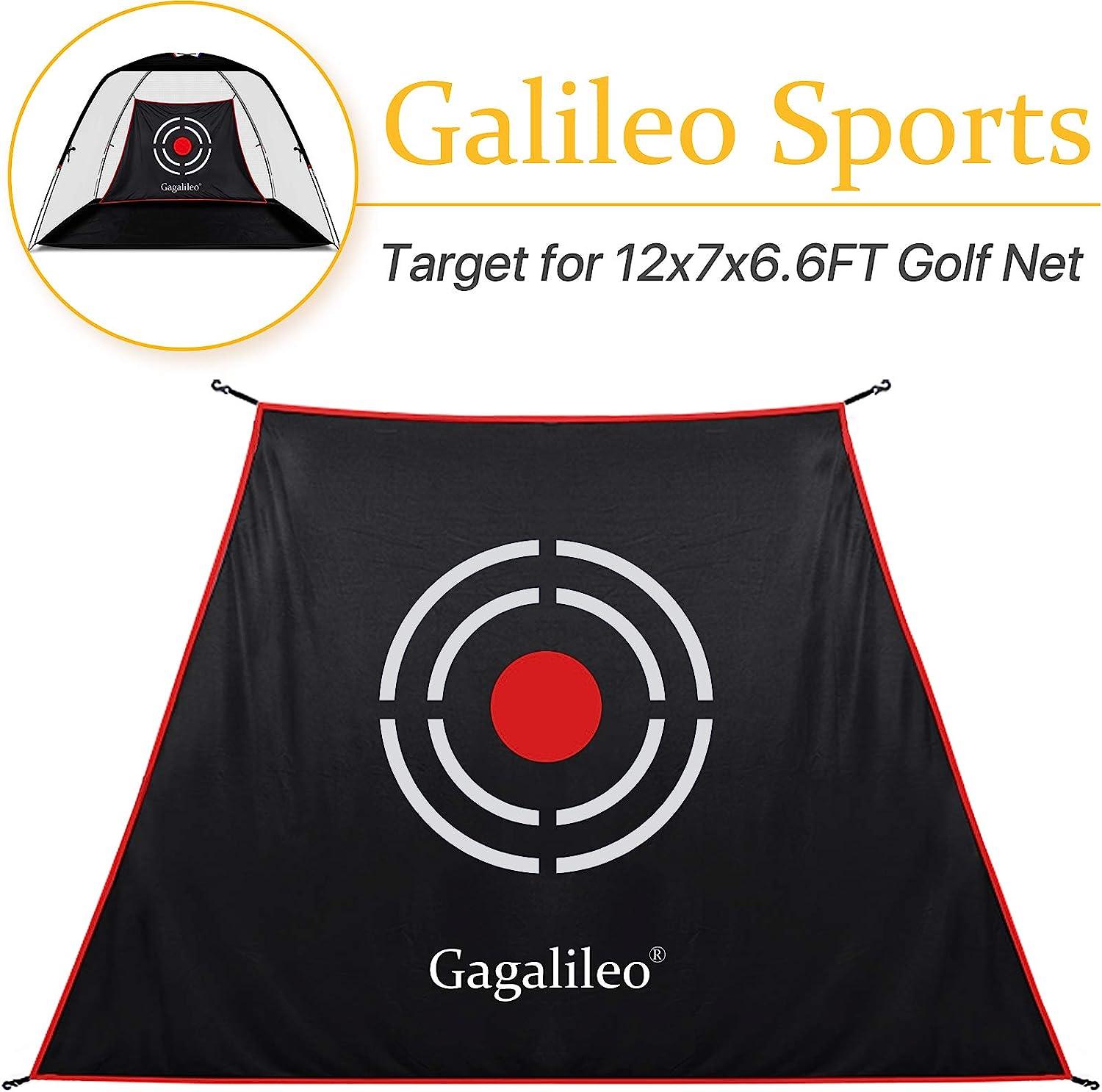 12x7x6FT Golf Net with Target Cloth - Heavy Duty Backyard Driving Range ...
