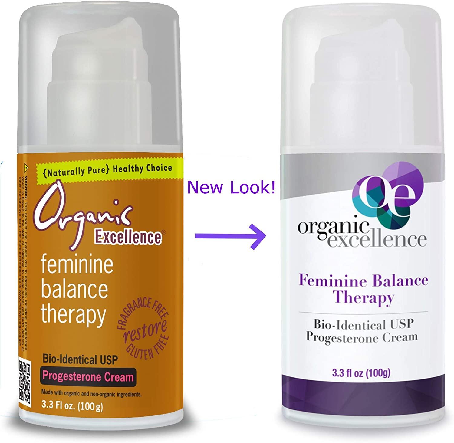 Feminine Balance Therapy - Bio-Identical Progesterone Cream (3 oz ...