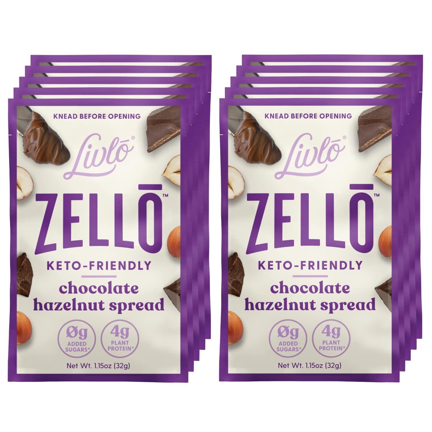 Livlo Keto Chocolate Hazelnut Spread - Rich & Delicious Keto Snack - 2g ...