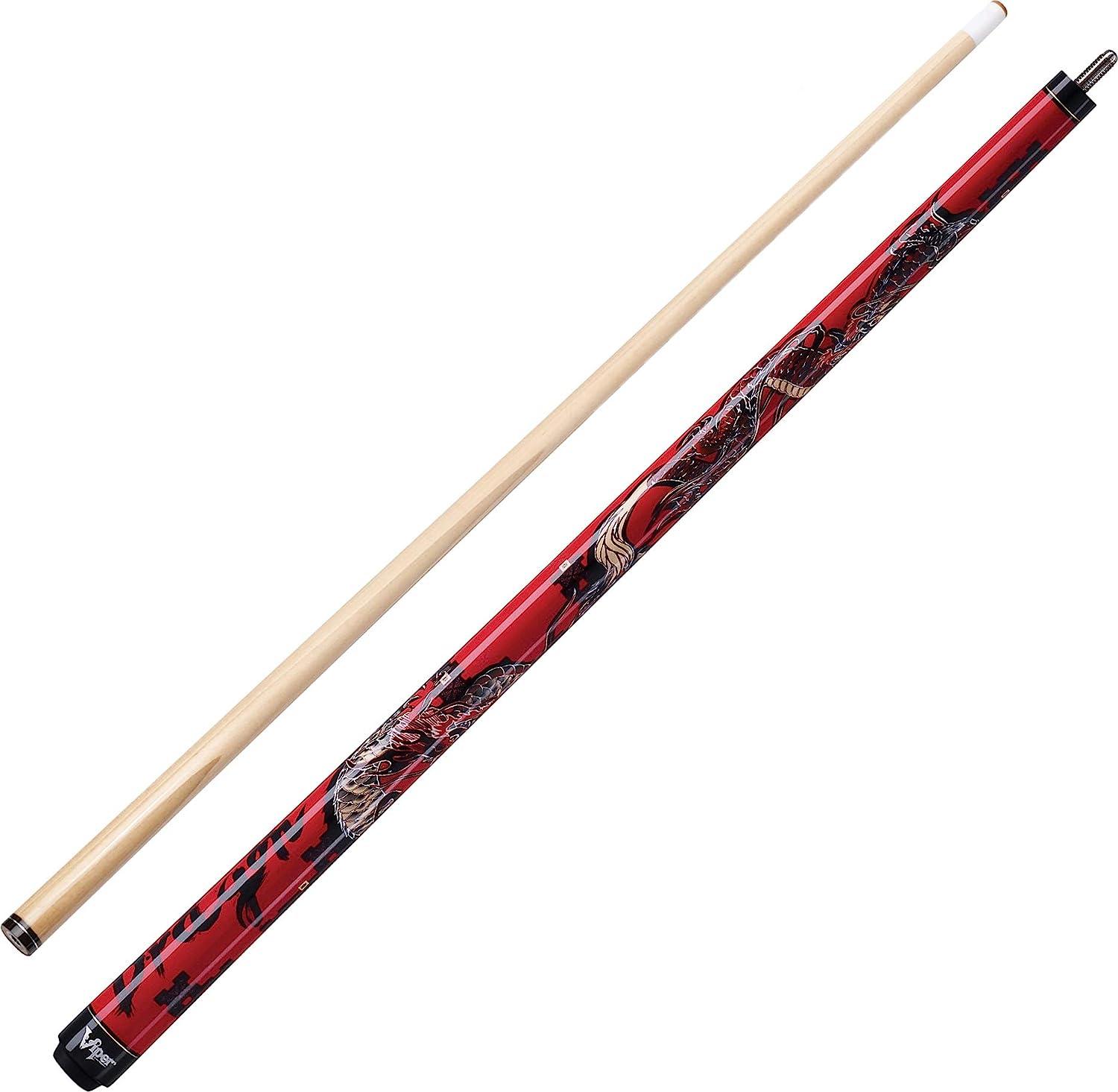 Viper Junior 48 2-Piece Billiard/Pool Cue Dragon Design - 16 Oz - One ...