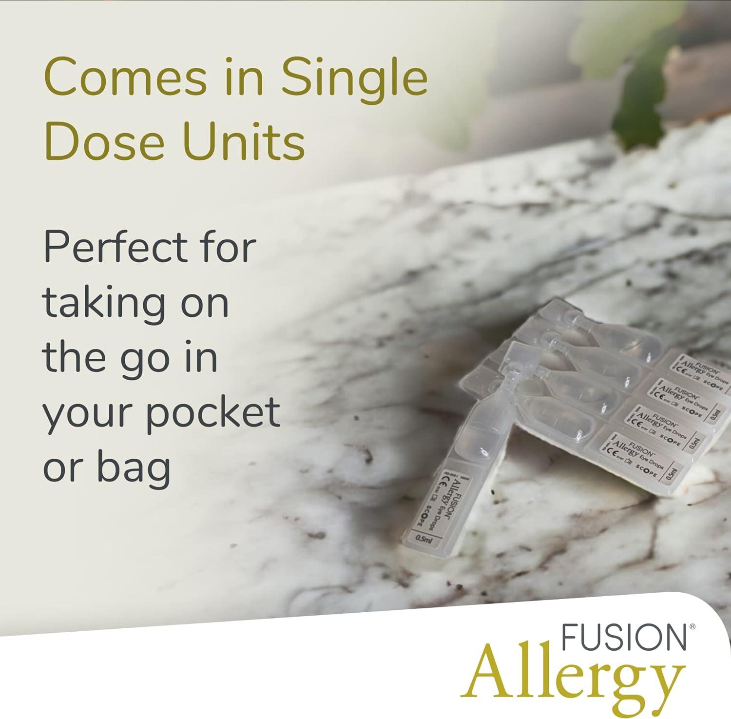 Fusion Allergy Eye Drops - Natural, Preservative Free Treatment for ...