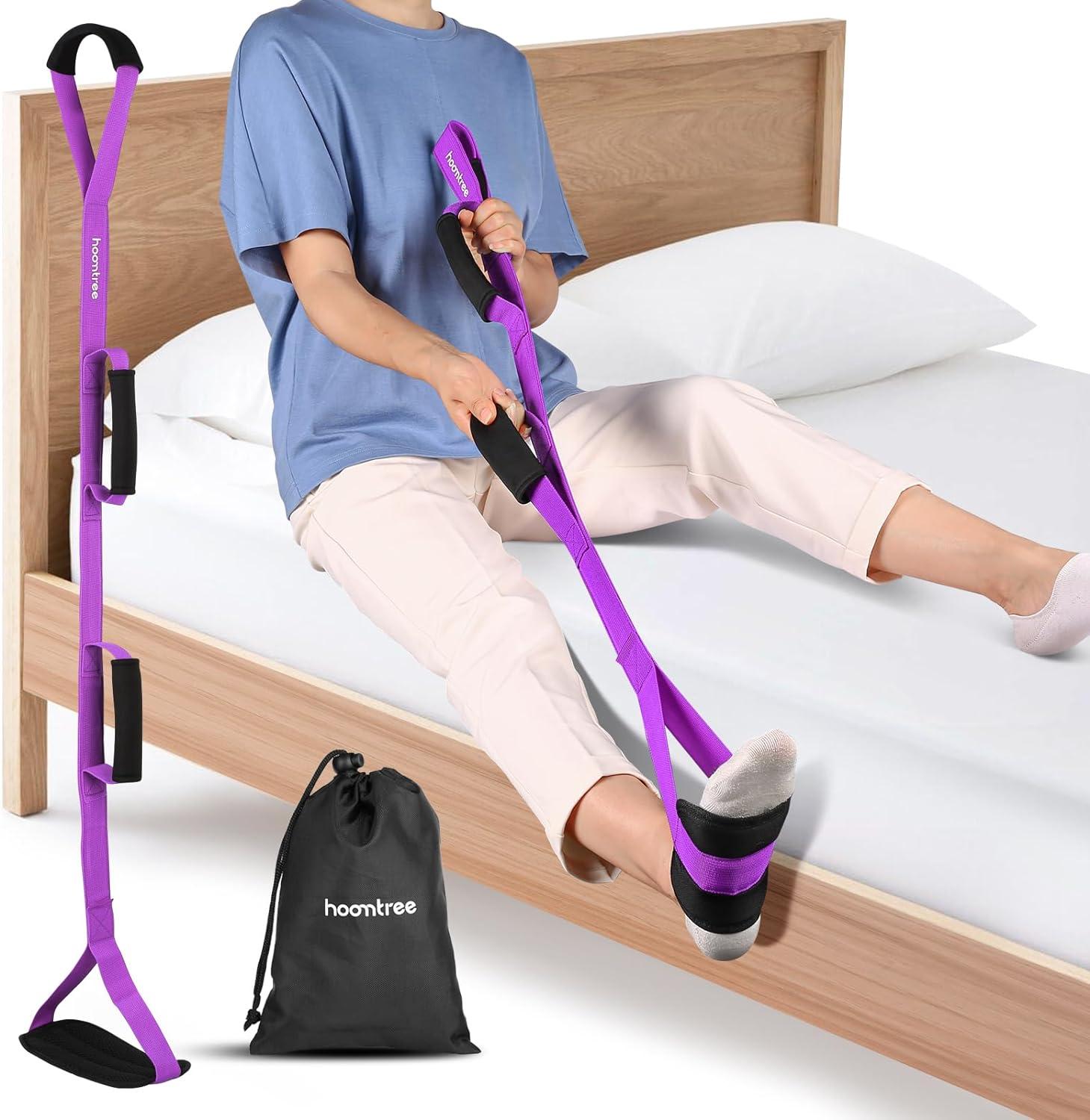 39'' Long Leg Lifter Strap with Padded Handgrips - Hip & Knee ...