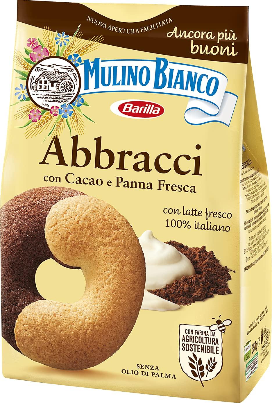 Mulino Bianco Abbracci Biscuits - Pack of 3 | Delicious Italian Cookies ...