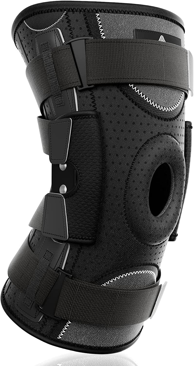NEENCA Professional Hinged Knee Brace Dual Side Stabilizers for Knee ...