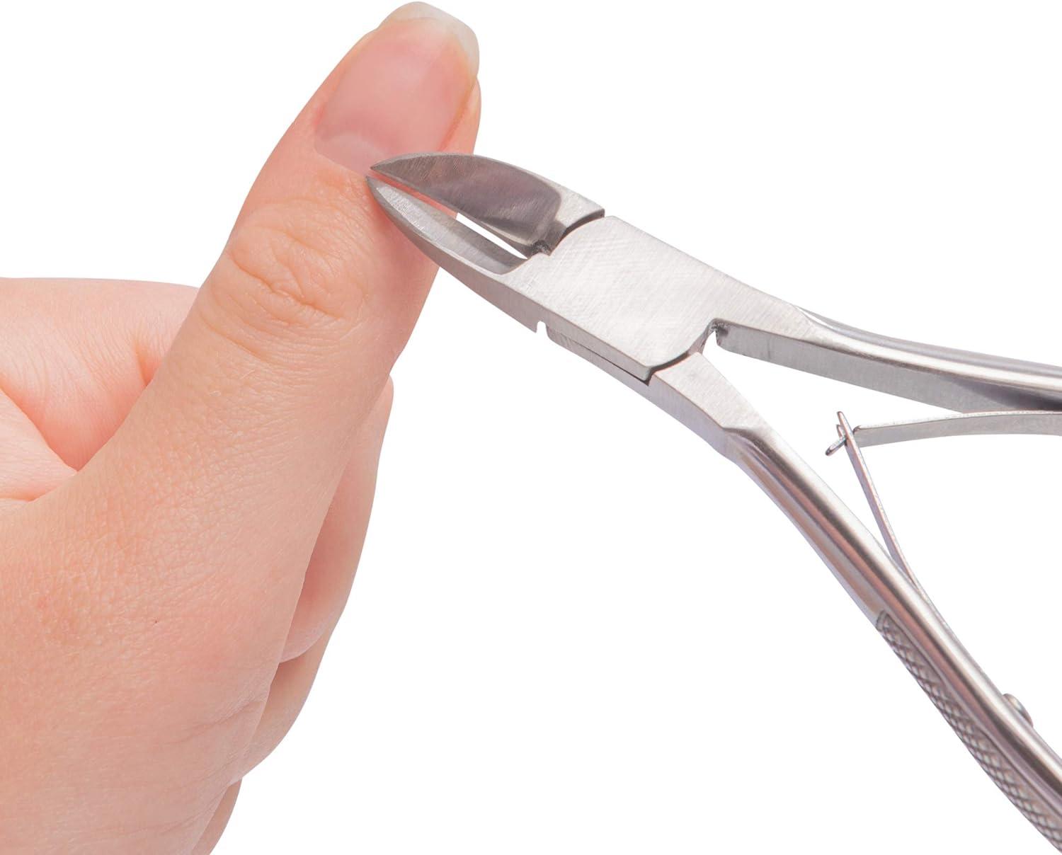 Stainless Steel Cuticle Remover Tool Set - Professional Trimmer and ...