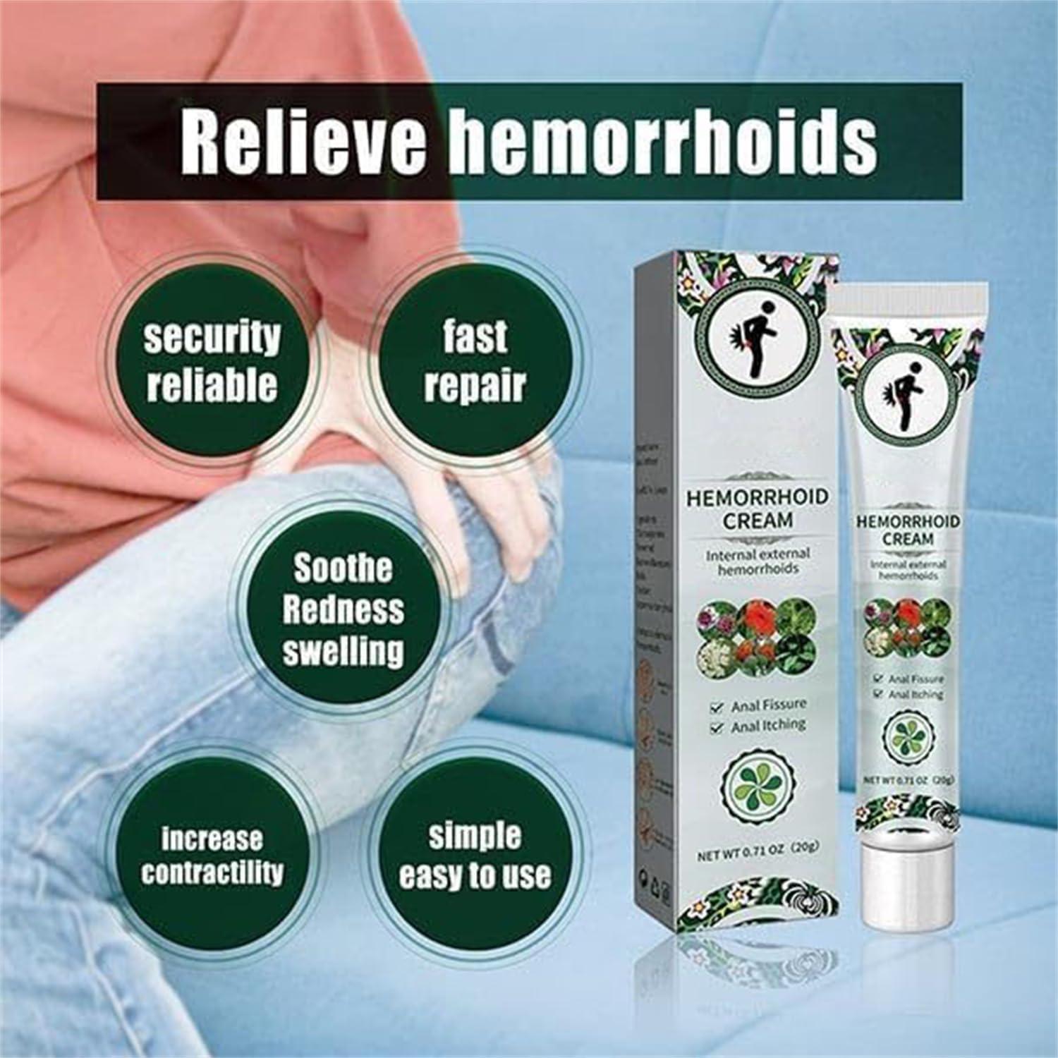 Hemorrhoids Cream - Hemorrhoid & Fissure Relief Cream Natural ...