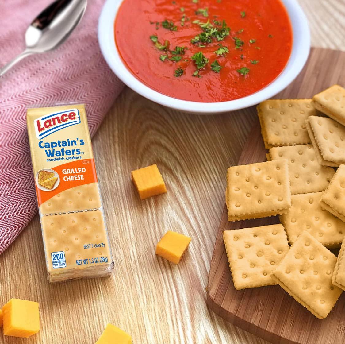 Lance Sandwich Crackers Captain's Grilled Cheese 8 Ct Box | Buy Now ...