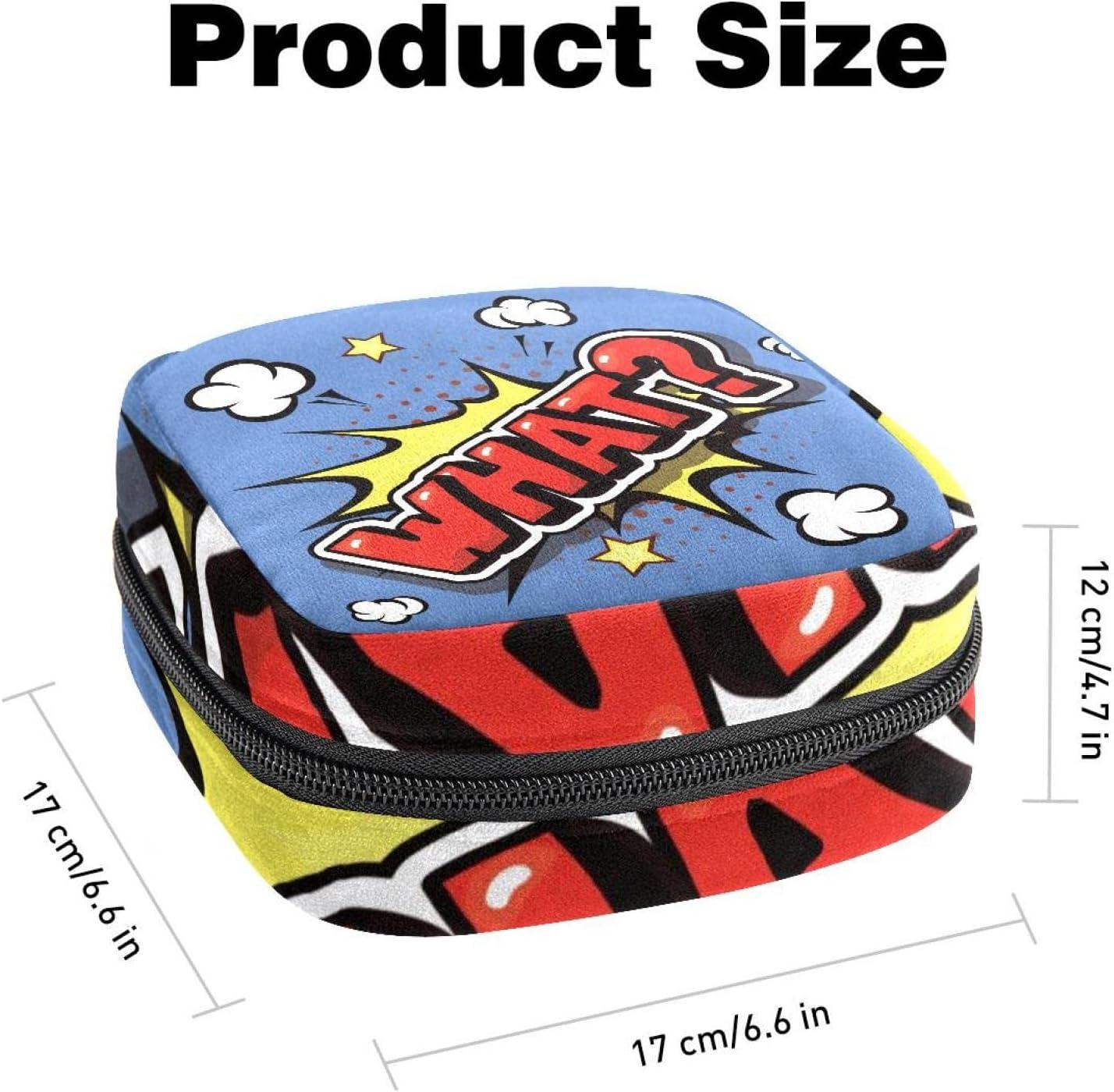 Comic Explosion Pop Art Sanitary Napkin Storage Bag - Portable ...