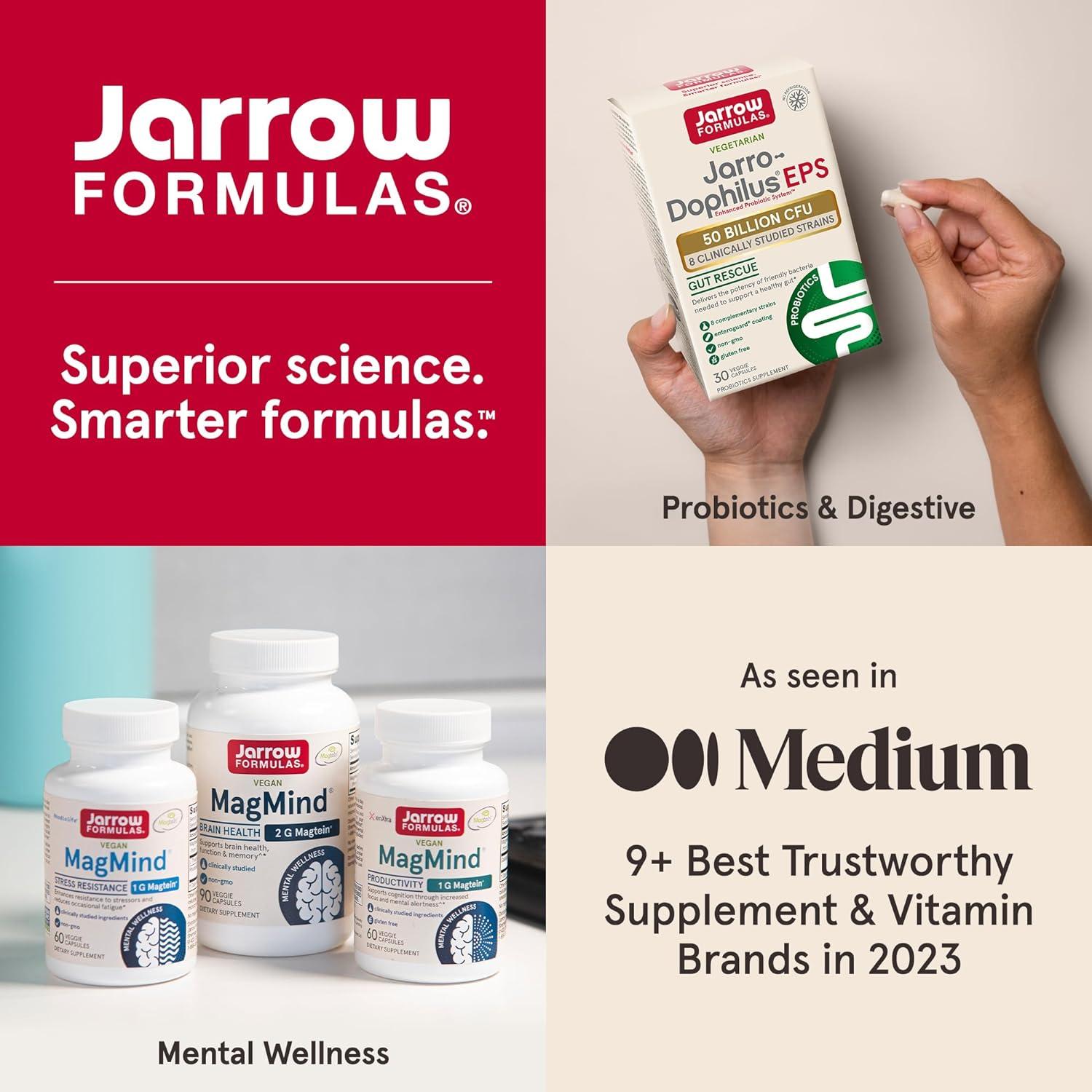 Jarrow Formulas Neuro Optimizer - 120 Capsules for Cognitive Support ...