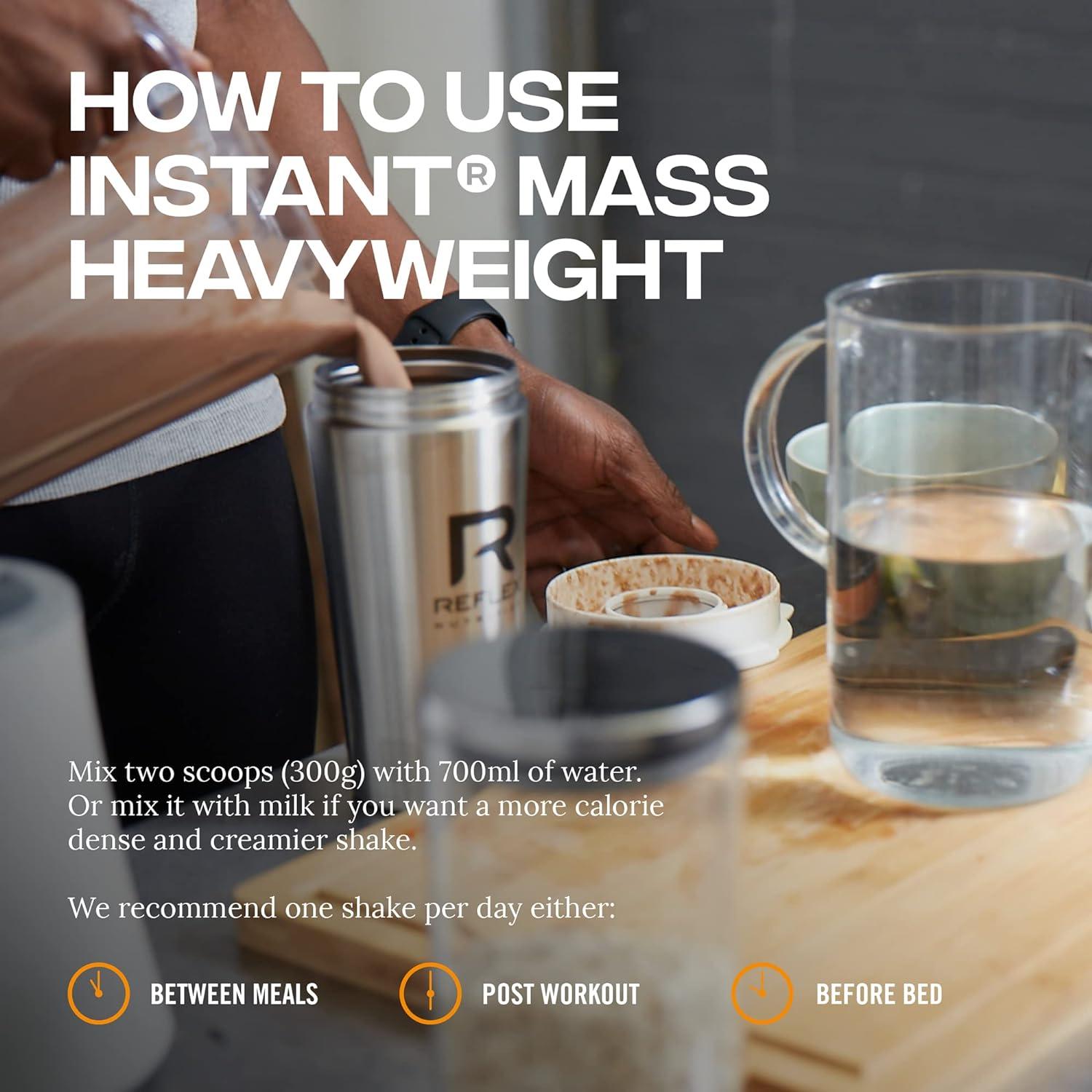 Reflex Nutrition Instant Mass Heavyweight Mass Protein Powder 5.4kg ...